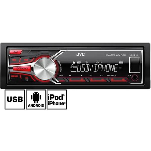 Autoradio JVC KD-X210 - Feu Vert
