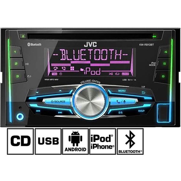 Autoradio Bluetooth JVC KW-R910BTE - Feu Vert