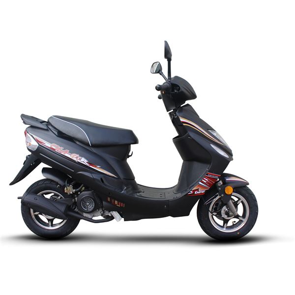Scooter thermique 50 cm³ 4T Euro 4 CKA GTR50 noir mat Eurocka - Feu Vert Scooter thermique 50 cm³ 4T Euro 4 CKA GTR50 noir mat Eurocka - Feu Vert