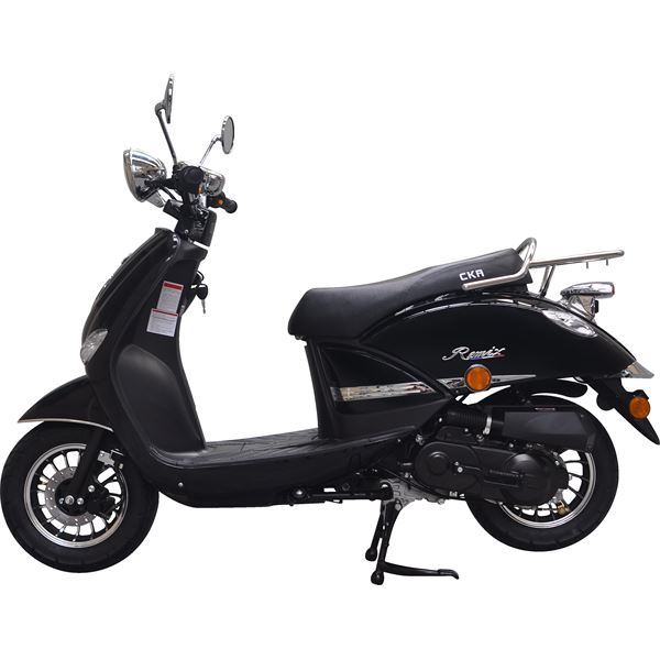 Scooter thermique 50 cm³ remix Noir - Feu Vert Scooter thermique 50 cm³ remix Noir - Feu Vert