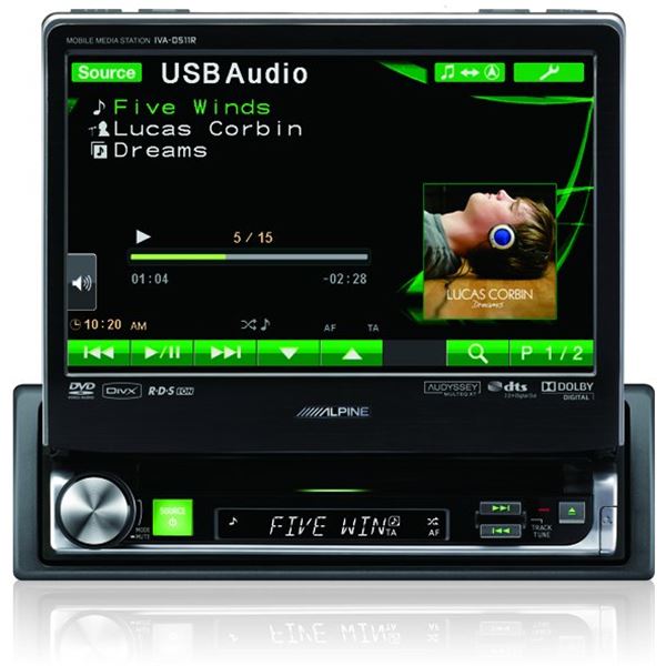 Autoradio multimédia Alpine IVA-D511R - Feu Vert